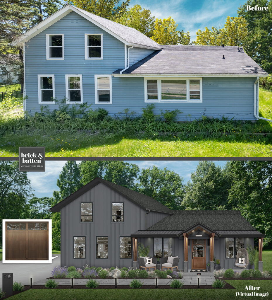 Exterior Updates to Transform Your Starter Home - brick&batten